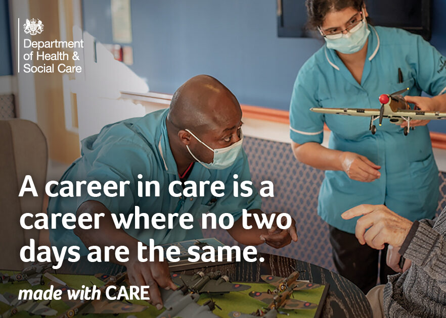 A festive thank you to care workers working over Christmas!